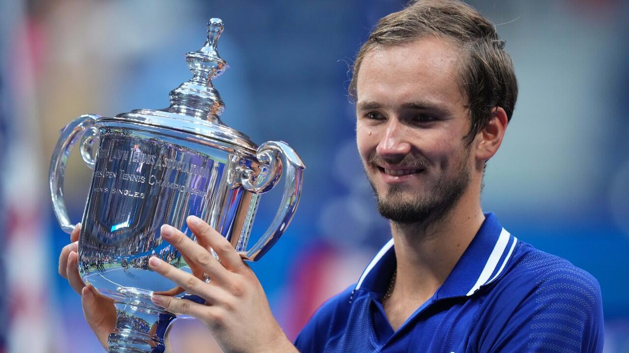 Daniil Medvédev venció a Novak Djokovic en el US Open y gana su primer Grand Slam